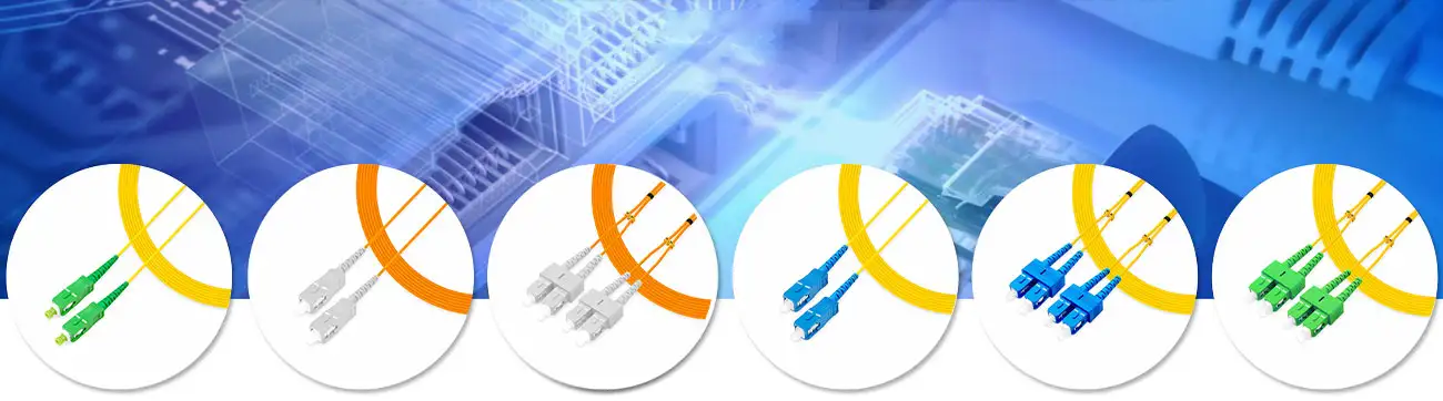 SC Connector To SC Connector Fiber Optic Patch Cord